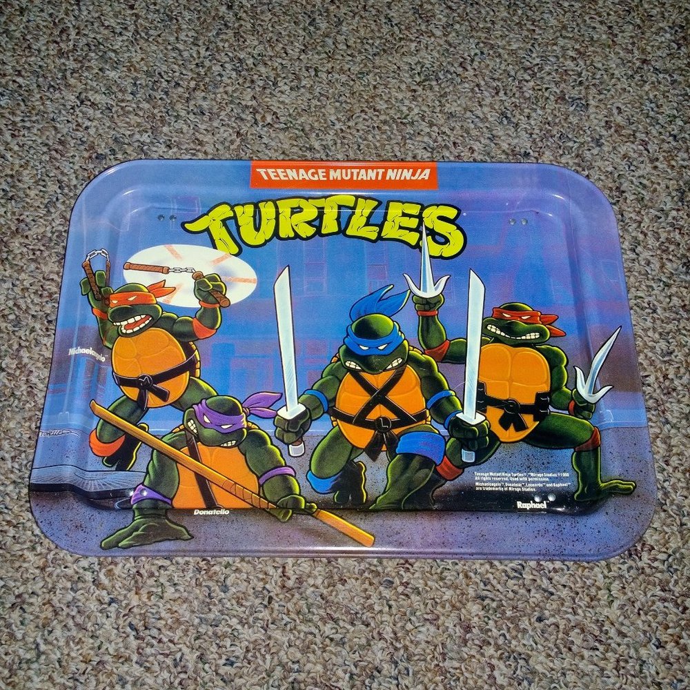 Vintage Teenage Mutant Ninja Turtles Meal Tray - Gem